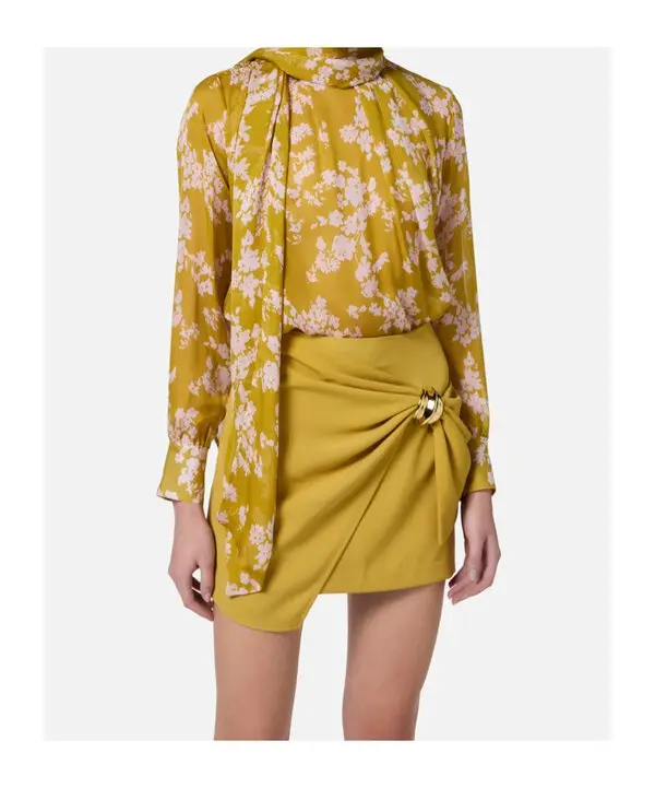 Elisabetta Franchi Floral Print Blouse