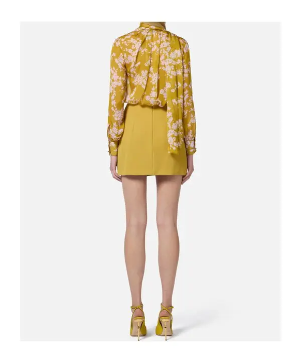 Elisabetta Franchi Floral Print Blouse