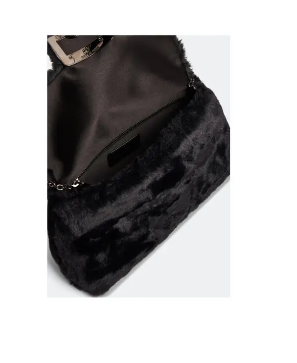 ROGER VIVIER Embellished Shoulder Bag - Black