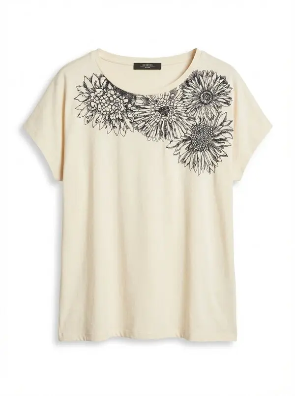 Max Mara Floral Print T-shirt