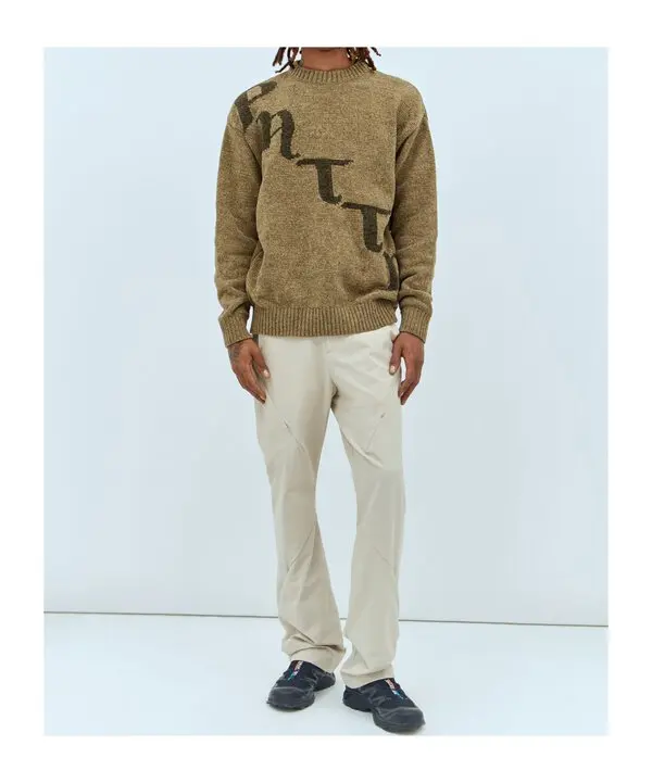 POST ARCHIVE FACTION (PAF) Elastic Waist Zipper Casual Pants