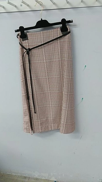 Bottega Veneta Checked Midi Skirt