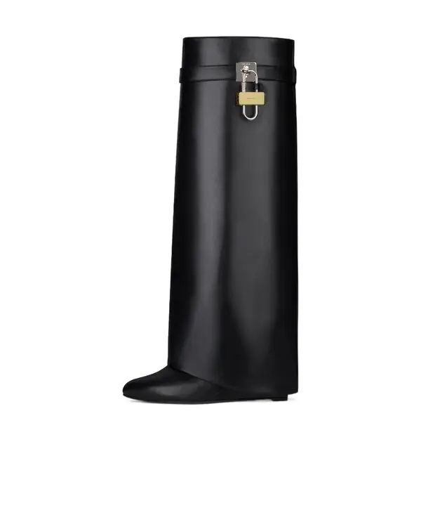 Givenchy Shark Lock Boots With Padlock Detailing - Black