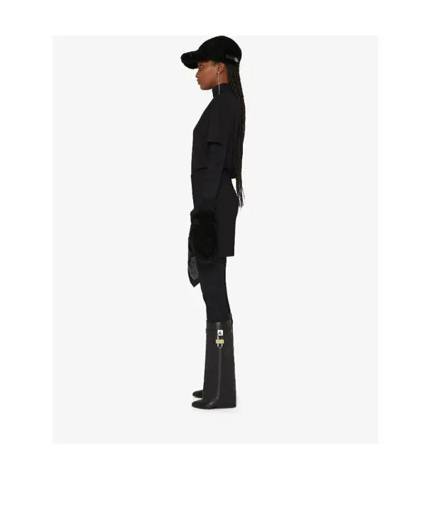 Givenchy Shark Lock Boots With Padlock Detailing - Black