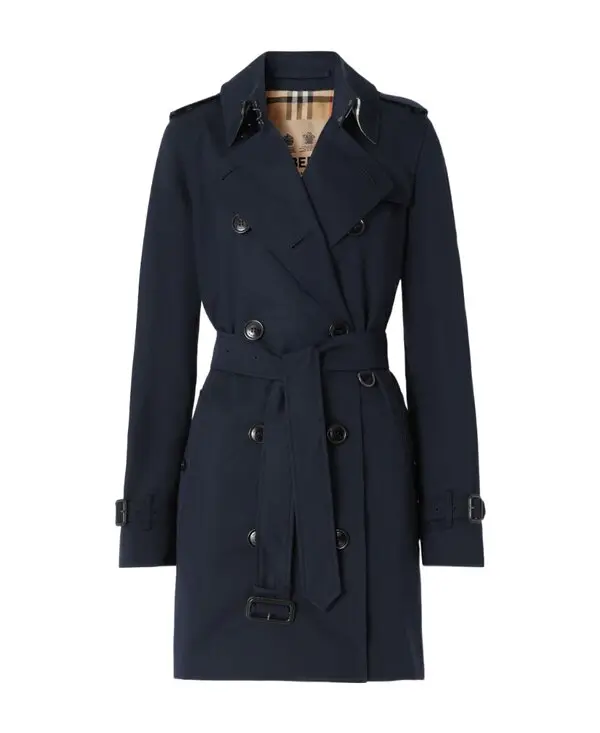 Burberry Kensington Heritage Trench Coat - Blue