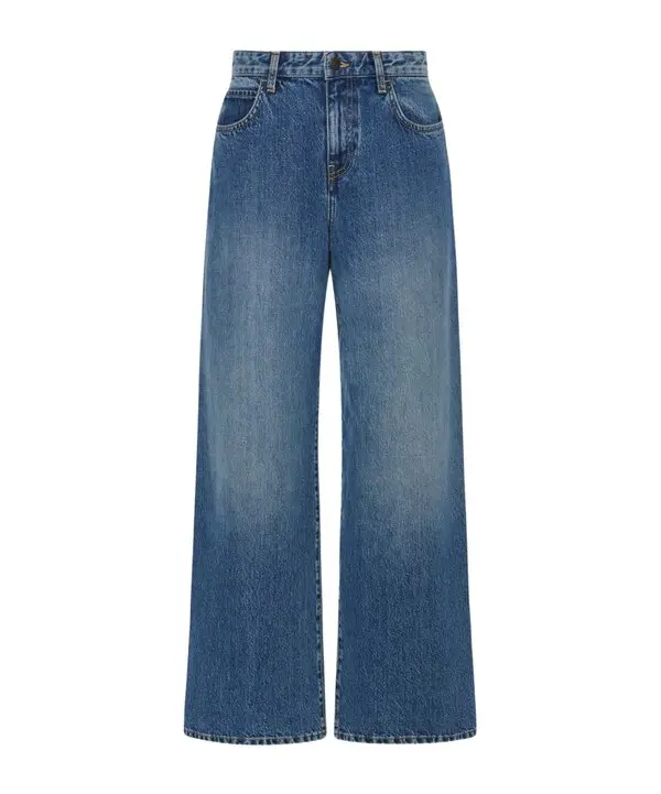 THE ROW Eglitta Wide Leg Jeans - Light Indigo