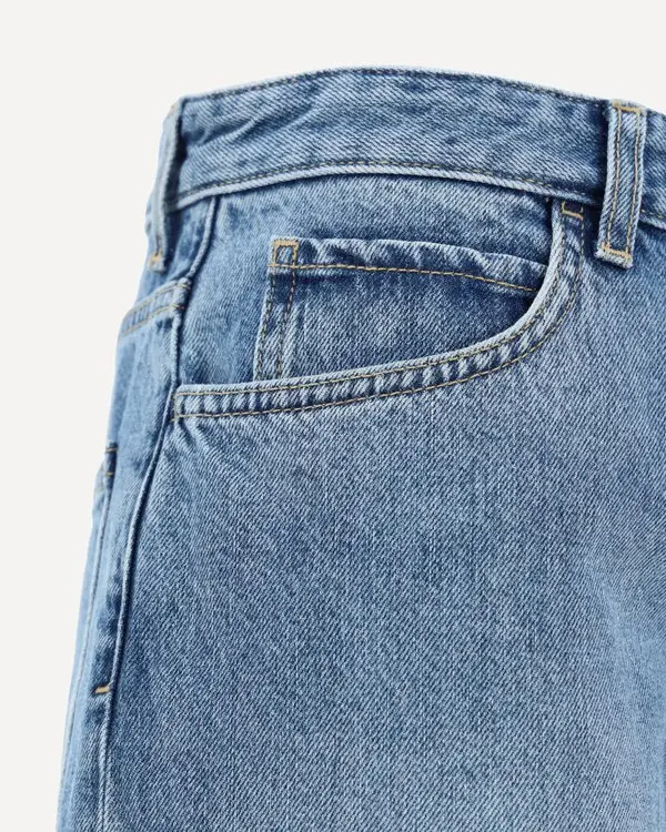 THE ROW Eglitta Wide Leg Jeans - Light Indigo