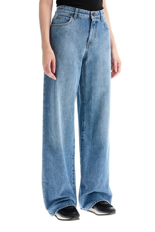 THE ROW Eglitta Wide Leg Jeans - Light Indigo