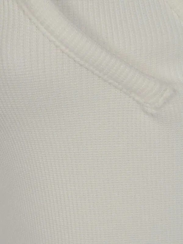 Christopher Esber Asymmetrical V-neck Ribbed Tank Top