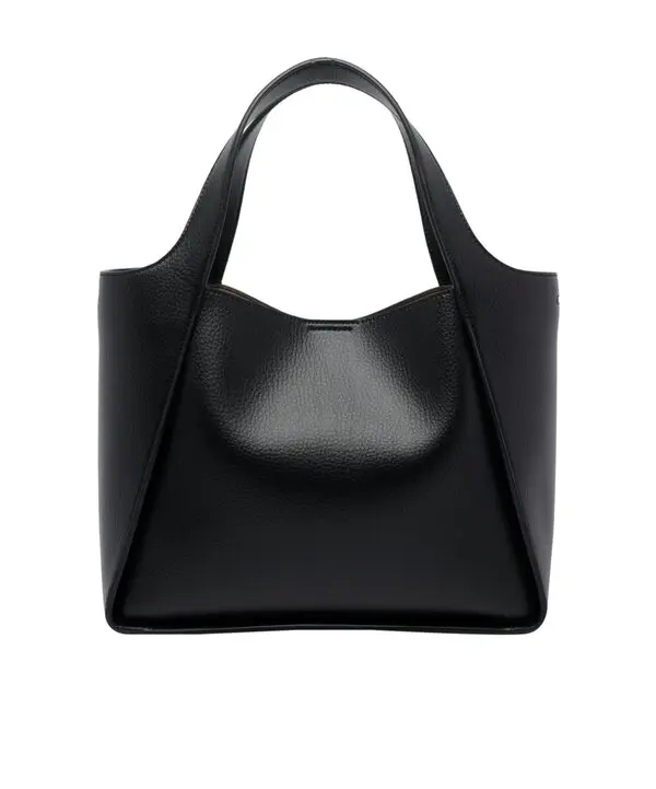 Stella McCartney Logo Detailed Small Crossbody Bag - Black