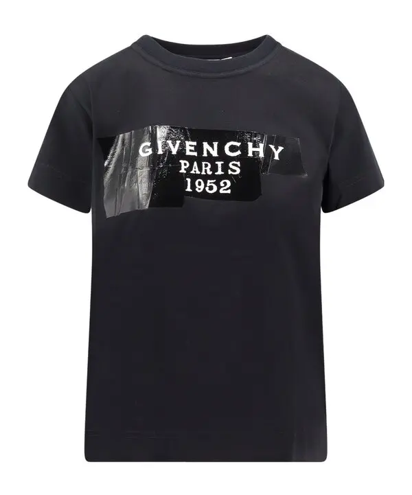 Givenchy Logo Printed Crewneck T-shirt - Black