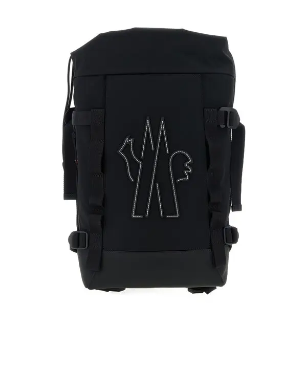 Moncler Logo Detail Backpack - Black