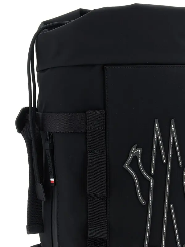 Moncler Embroidered Logo Backpack