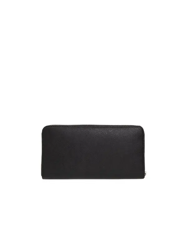 Emporio Armani Logo Plaque Zip-around Wallet
