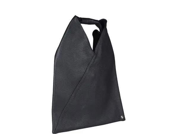 MAISON MARGIELA Triangle Top Handle Tote Bag - Black