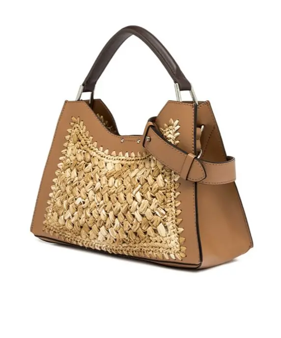 GIANNI CHIARINI Aurora Woven Shoulder Bag
