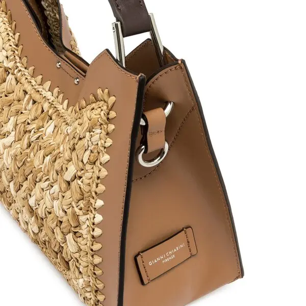 GIANNI CHIARINI Aurora Woven Shoulder Bag