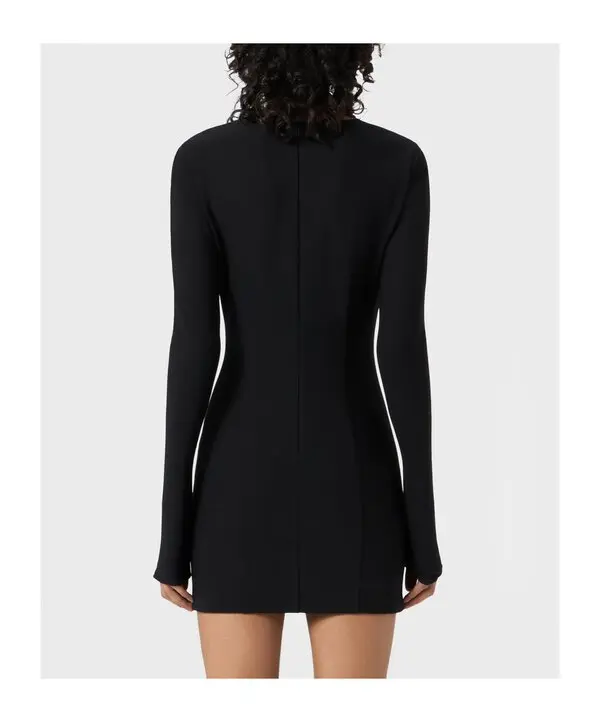 Blumarine Pin Decorated Compact Knitted Dress