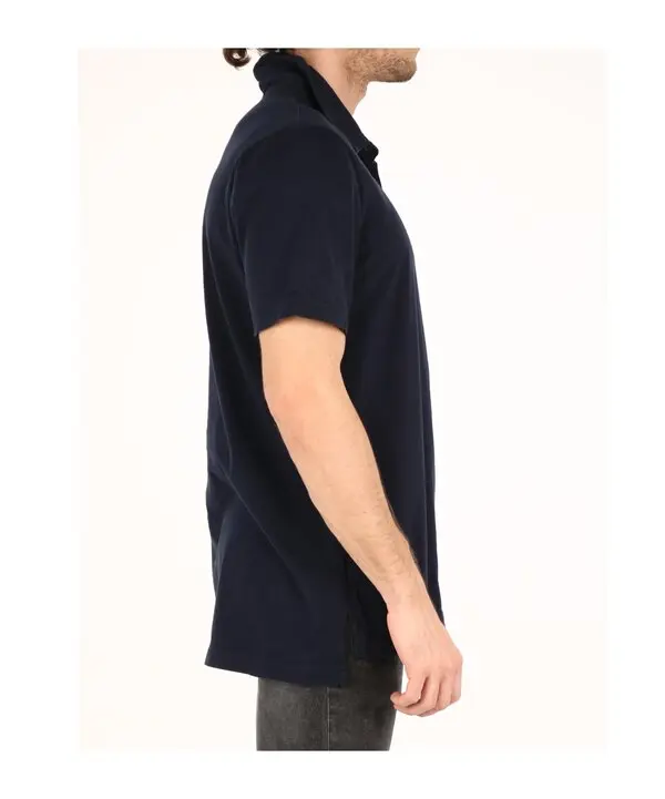 JAMES PERSE Short-sleeved Jersey Polo Shirt - Black