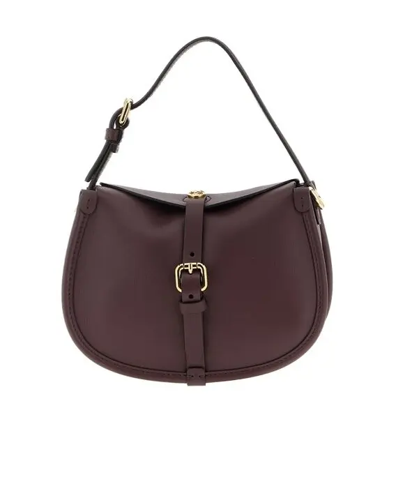Etro Small Pony Leather Shoulder Bag - Brown