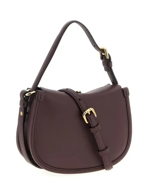 Etro Small Pony Leather Shoulder Bag - Brown