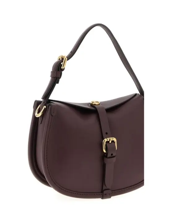 Etro Small Pony Leather Shoulder Bag - Brown