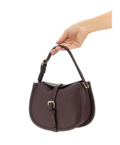 Etro Small Pony Leather Shoulder Bag - Brown