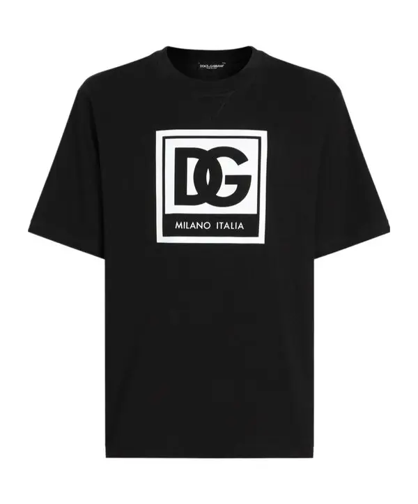 Dolce & Gabbana Dolce Gabbana Logo Printed Crewneck T-shirt