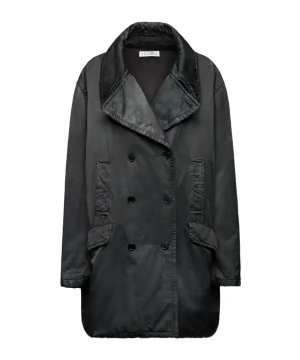 MAISON MARGIELA Double-breasted Coat - Black