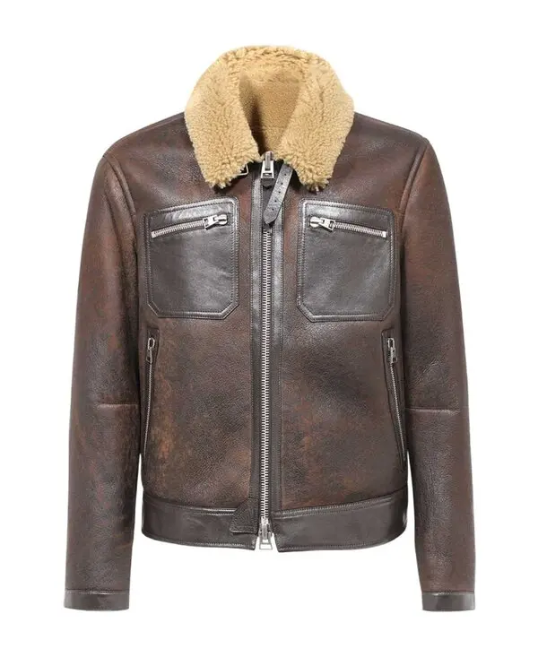 TOM FORD Zip-up Leather Jacket