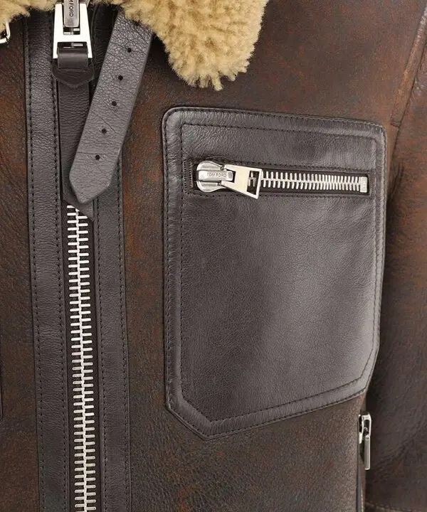 TOM FORD Zip-up Leather Jacket