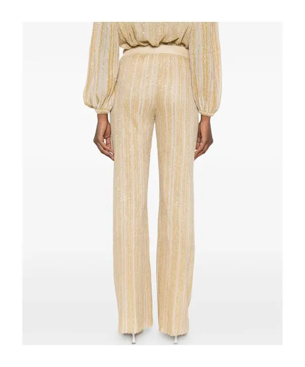 Missoni Sequin-embellished Striped Trousers