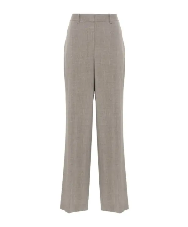 Theory Straight-leg Tailored Trousers - Gray
