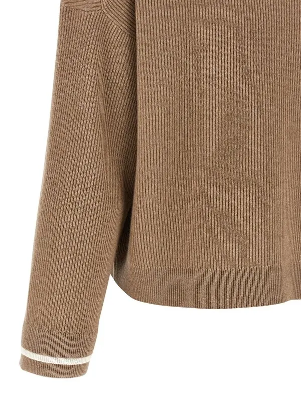 Brunello Cucinelli High Neck Knitted Jumper