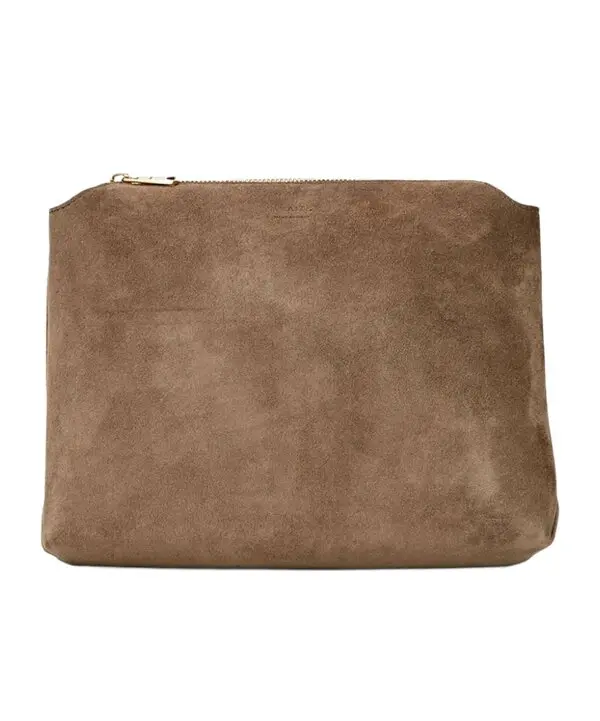 Khaite The Lina Zipped Crossbody Bag - Brown