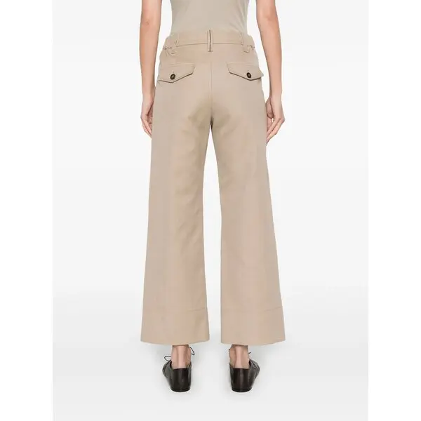 Brunello Cucinelli Embellished Cropped Chino Trousers