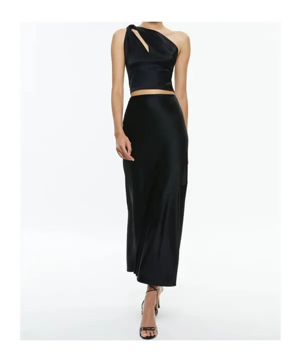 ALICEOLIVIA Piera One-shoulder Twisted Vest
