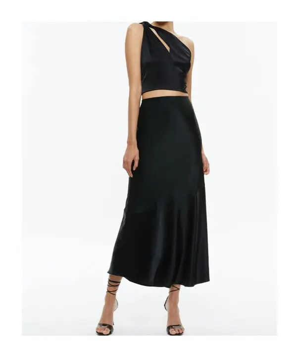 ALICEOLIVIA Piera One-shoulder Twisted Vest