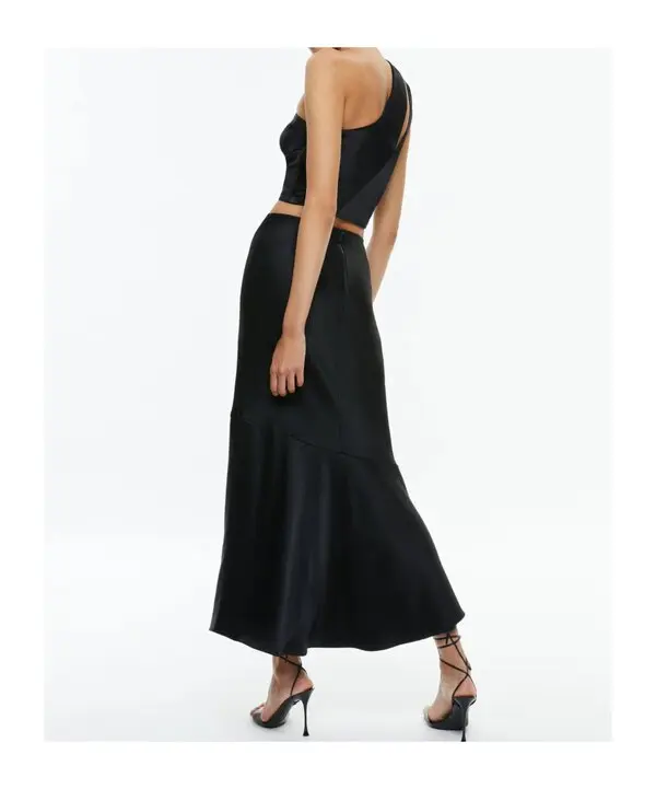 ALICEOLIVIA Piera One-shoulder Twisted Vest