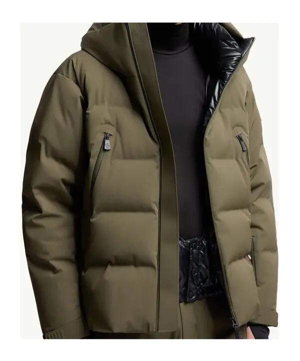 Moncler Zip-up Padded Hooded Snow Jacket