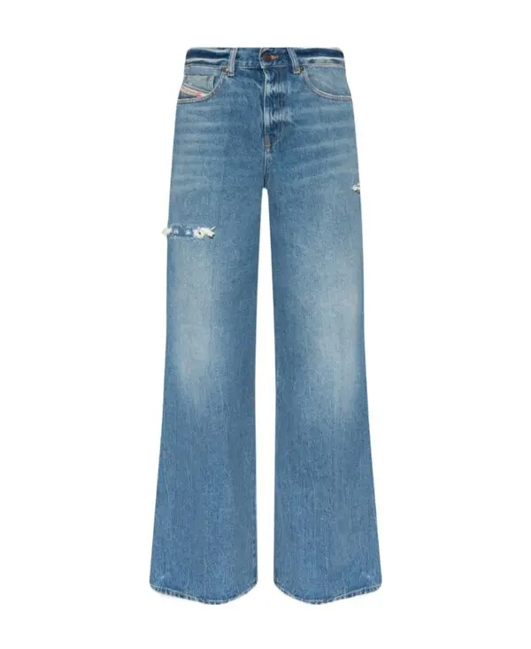 DIESEL® Distressed Flared Jeans