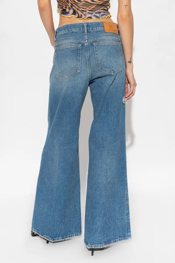 DIESEL® Distressed Flared Jeans
