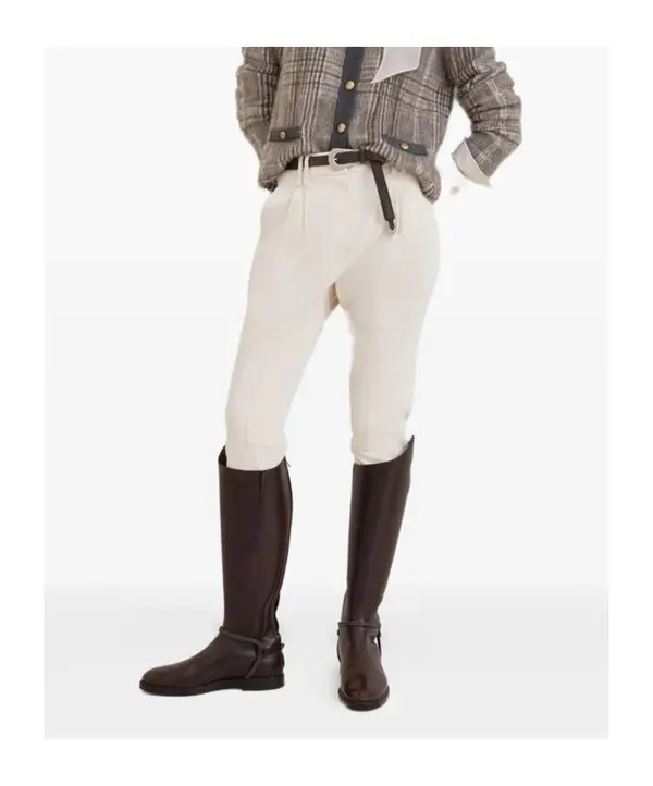 Brunello Cucinelli Knee-high Buckled Boots - Brown