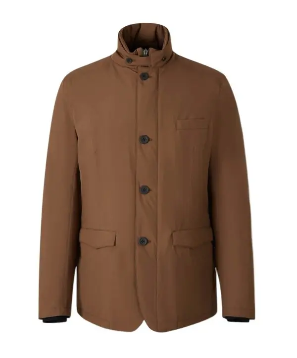 Herno Buttoned High-neck Jacket
