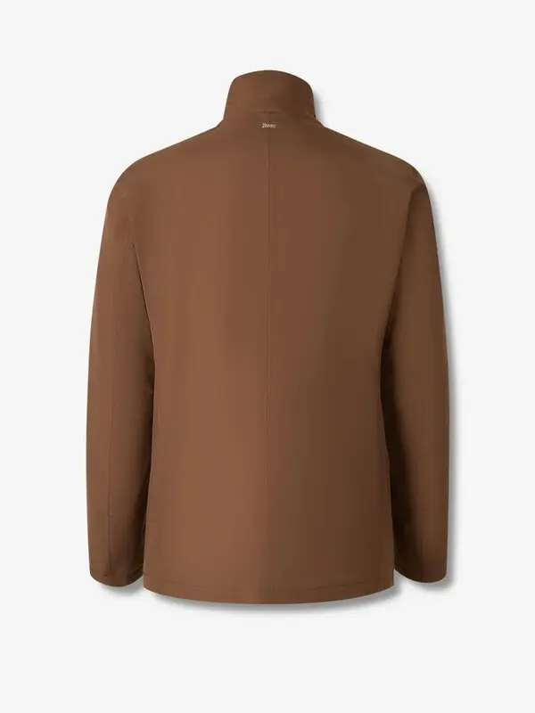 Herno Buttoned High-neck Jacket