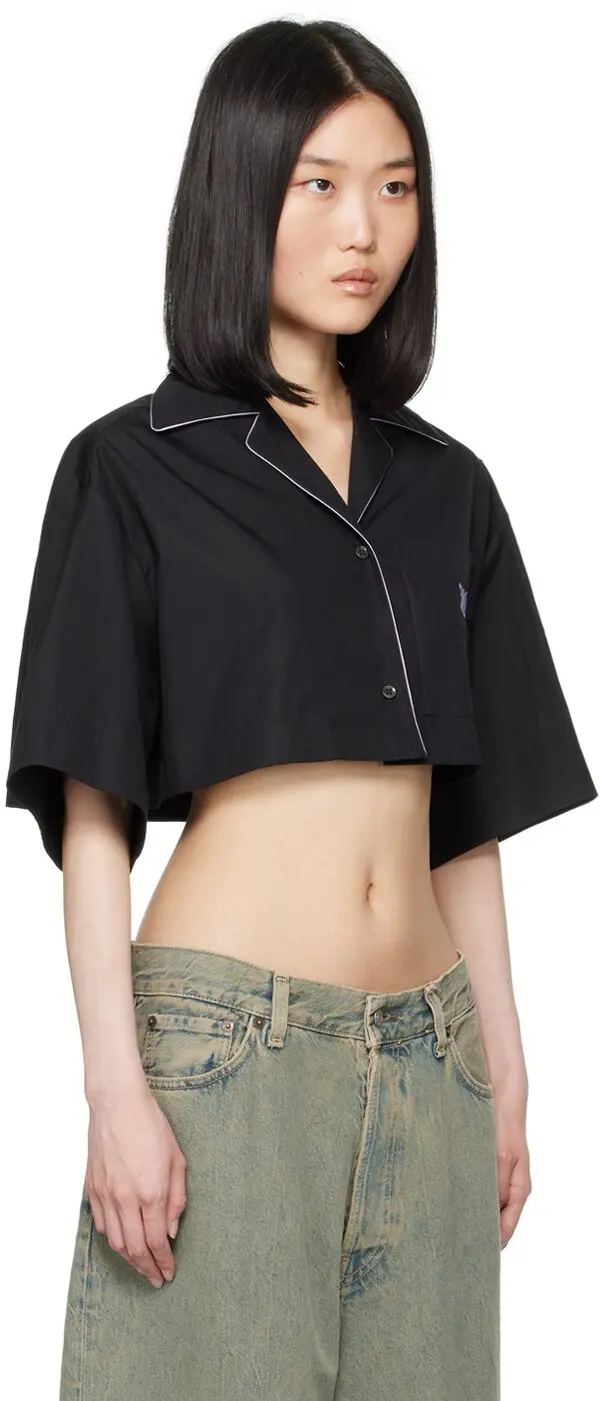Palm Angels Cropped Shirt