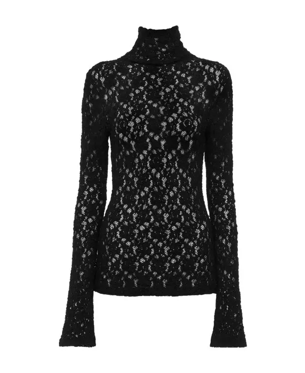 Chloé Fitted Turtleneck Knit Top