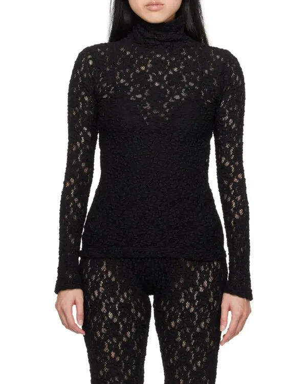 Chloé Fitted Turtleneck Knit Top