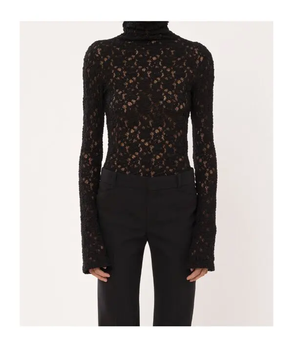 Chloé Fitted Turtleneck Knit Top