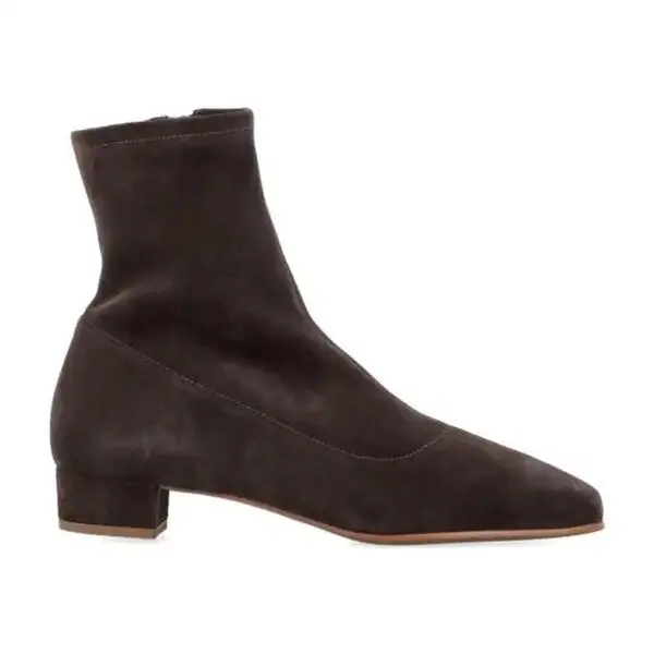 By Far Square Toe Ankle Boots